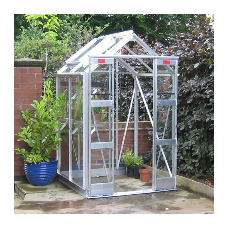 Compact 4ft Wide Double Door Greenhouse